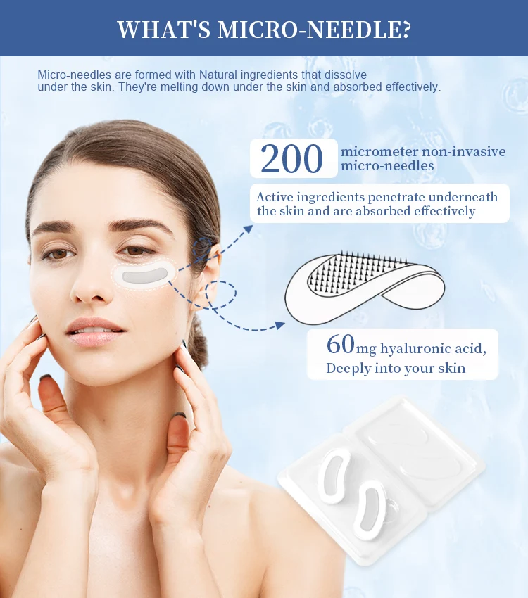 Hodaf Dissolving Micro Needle Eye Patch Microneedle Eye Patches For ...