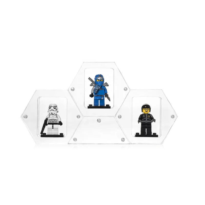 Vinyl Figure Acrylic Display Case for Single Lego Mini Figure Collector ...