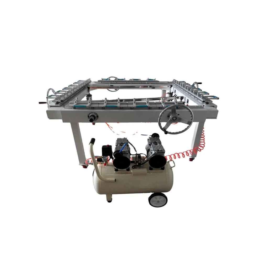 Pneumatic screen printing mesh stretching machine| Alibaba.com
