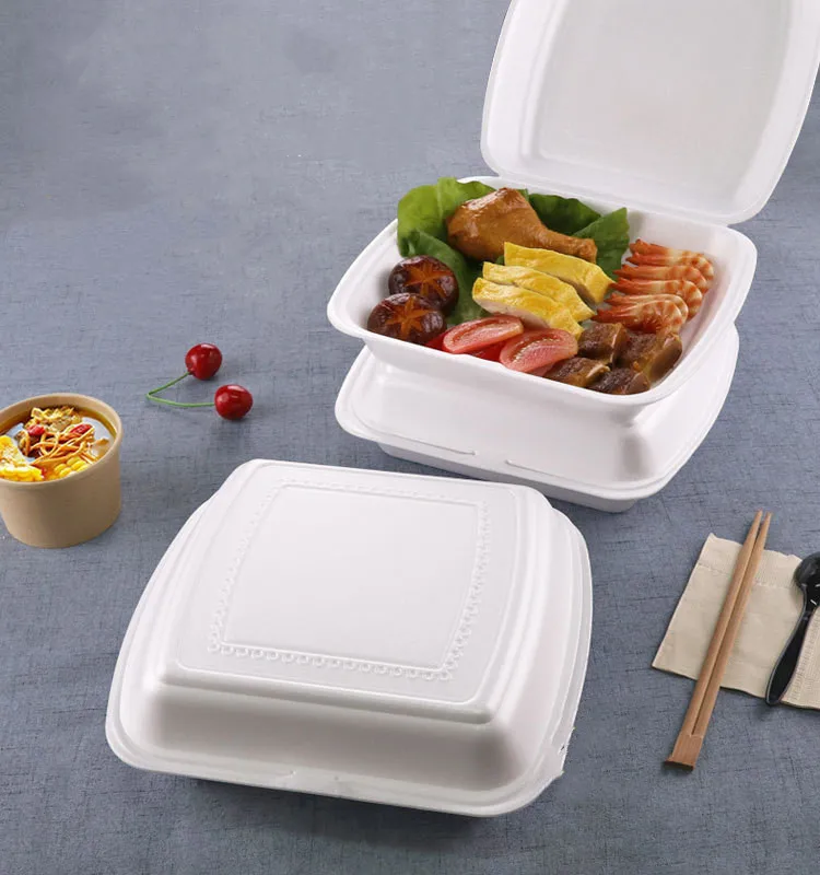 Burger Foam - Packed Lunch Styro Food Pack Alternatives