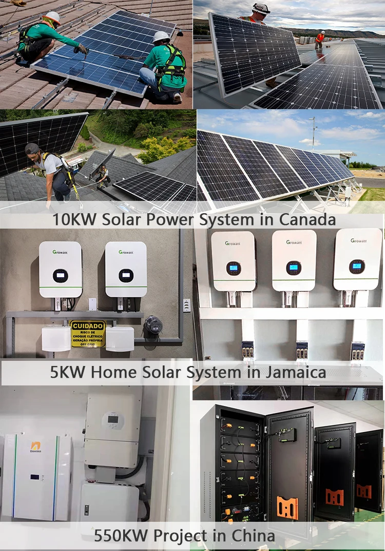 10kw Solar Panel 3 Phase Growatt Offgrid Power Home 10 kw Solar Energy ...