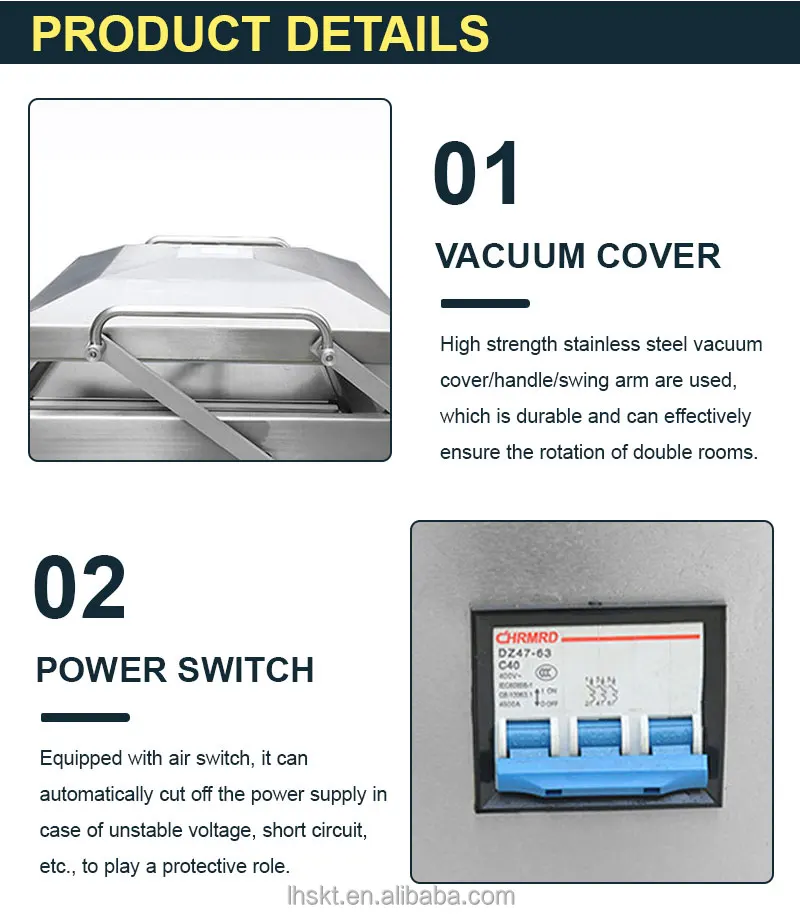 Vertical Kimchi Pizza Food Vacuum Packaging Machine 220v Vacuum Sealing ...