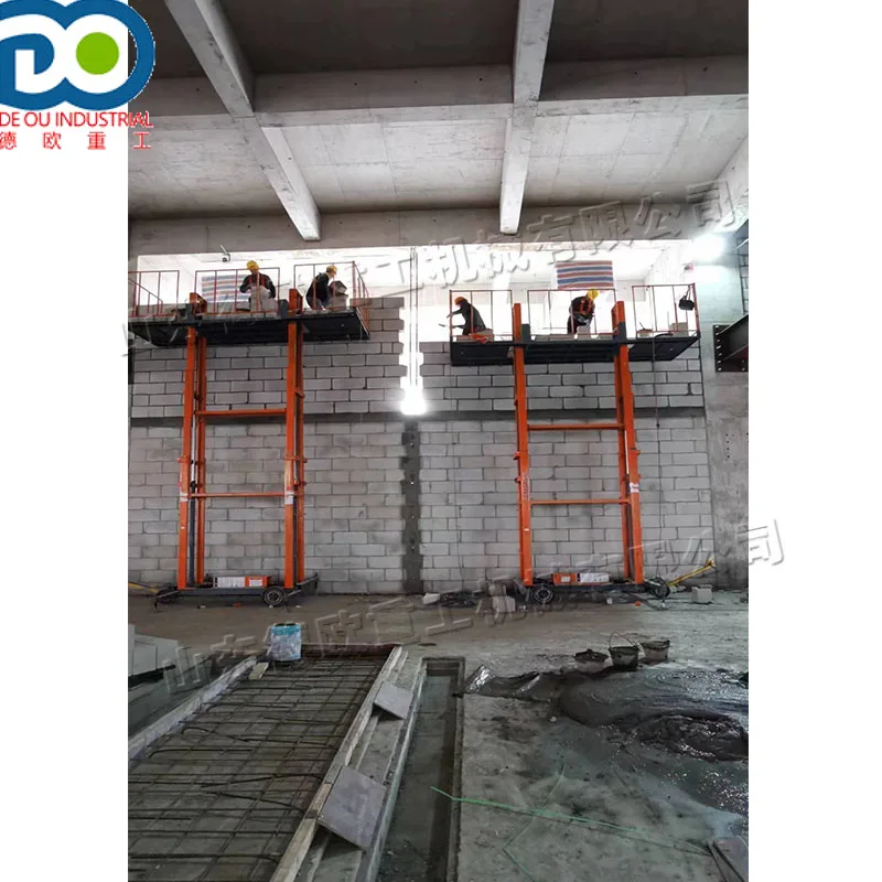 220v Mobile Scaffolding Electric Wall Construction Car Lifting Wall ...