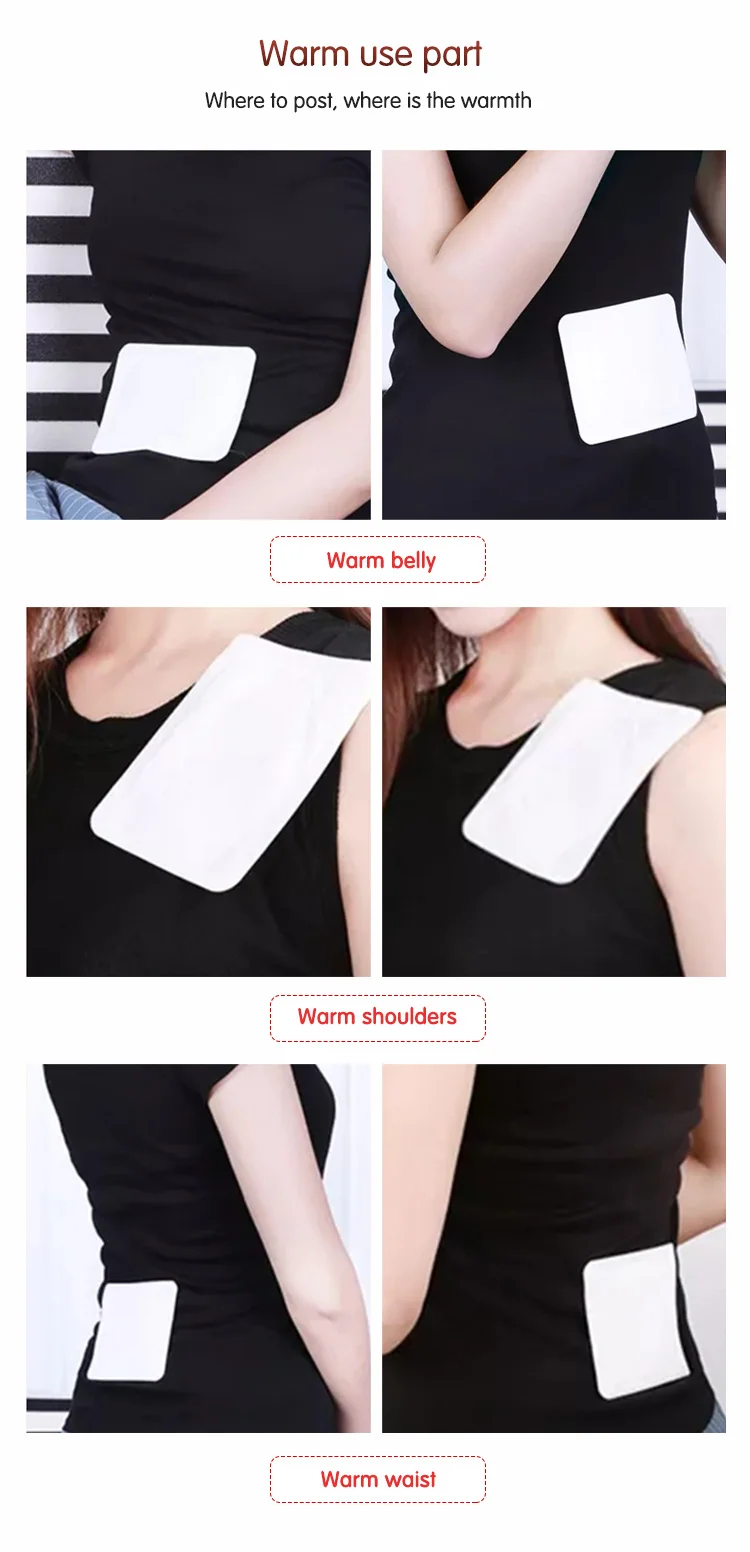 Hot Sale Adhesive Heat Pack Disposable Body Warmer Patch For Keep ...