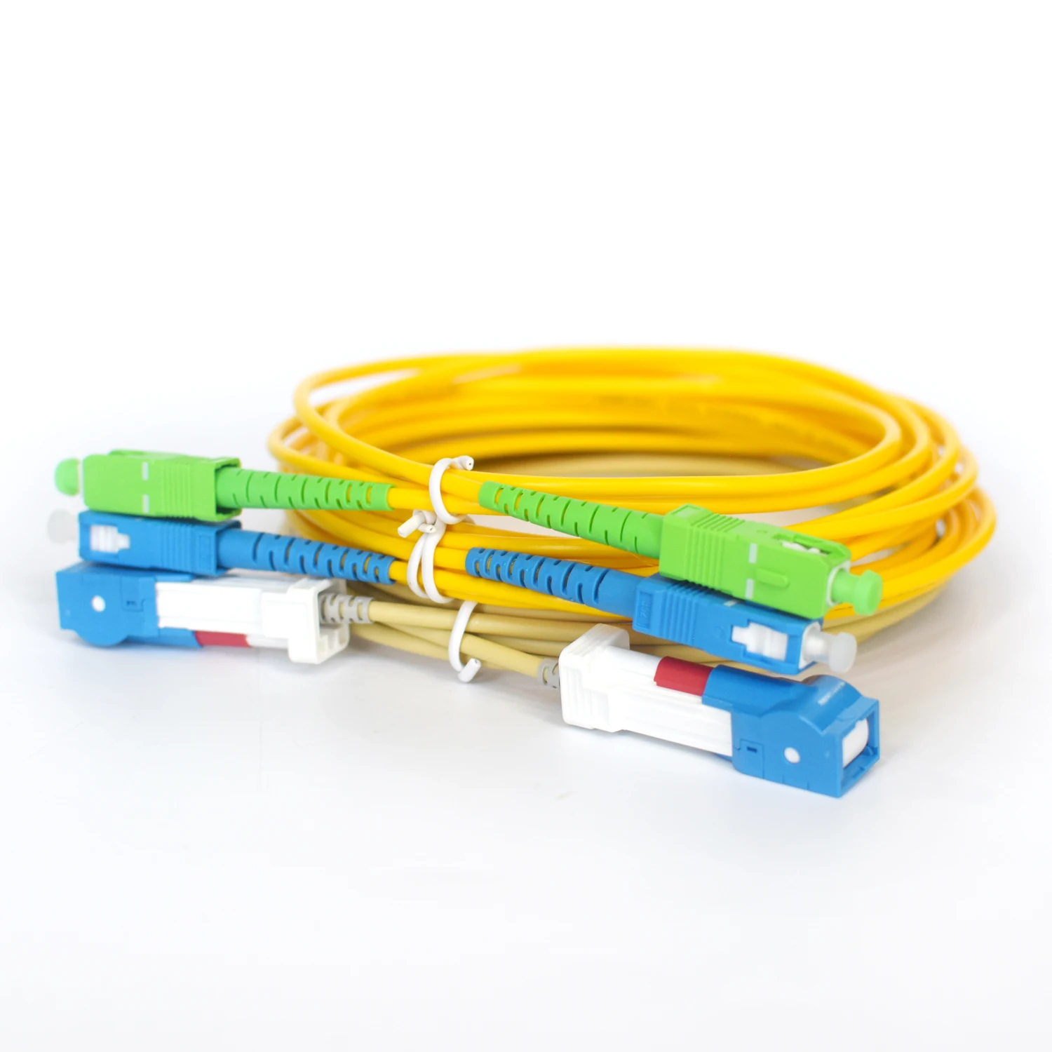 SZADP 30M 50M 100M FIBER OPTIC 1 CORE SM G657A1 G657A2 CONNECTOR FTTH ...
