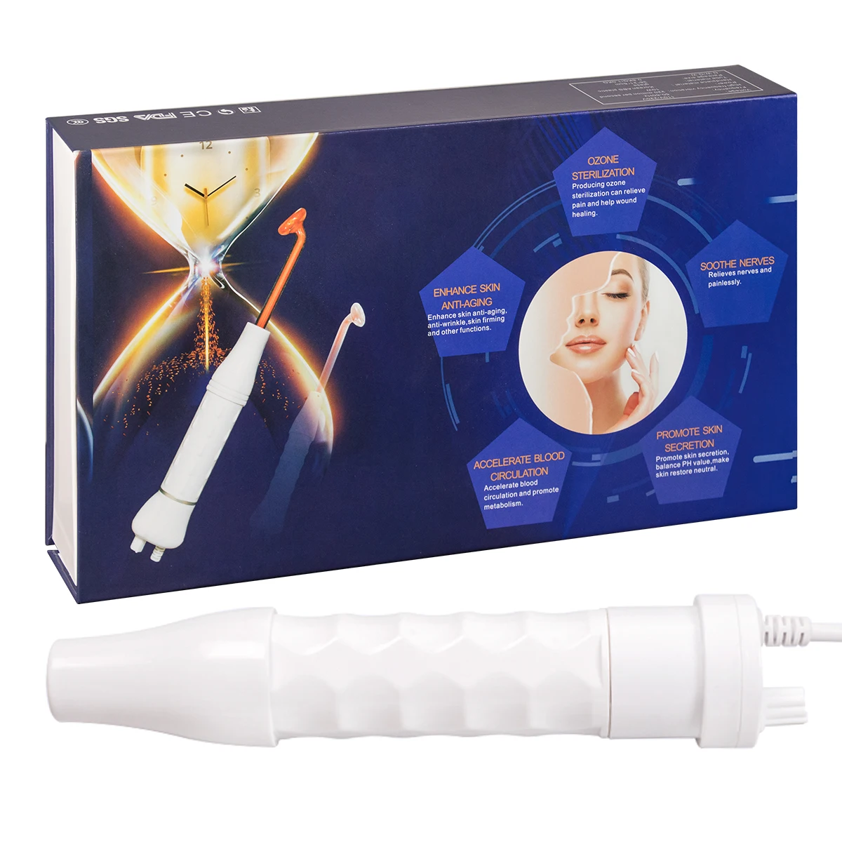 4 In 1 Professional Handheld Acne Treatment Facial Lift Skin Tightening ...