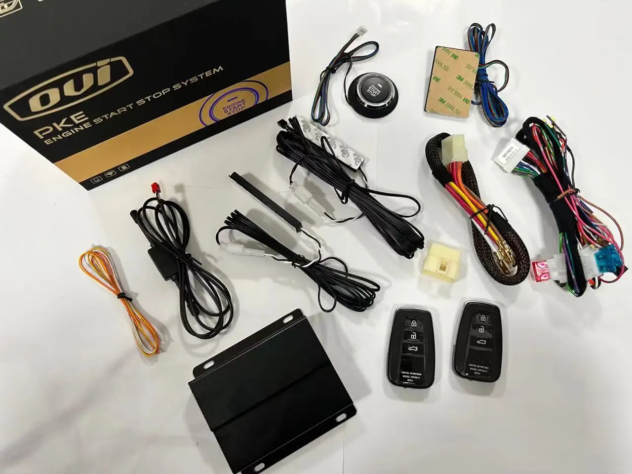 Keyless Entry Car Alarm System with PKE & Remote Start for SUVs and ...