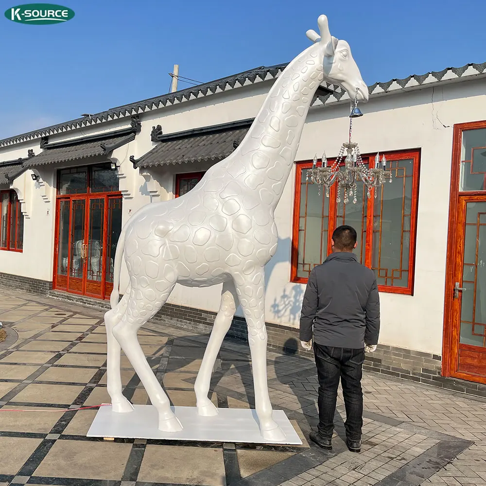 White Giraffe Statue