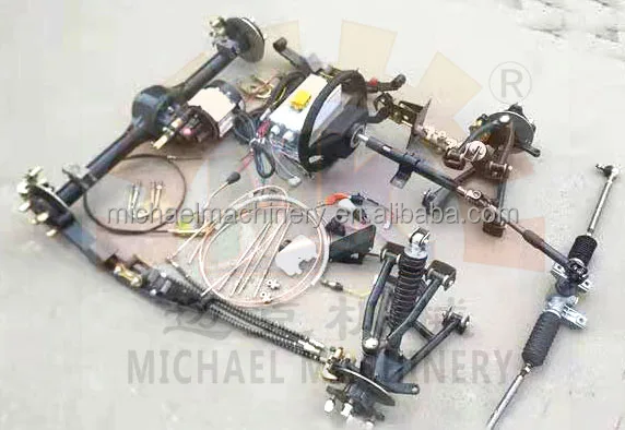 Mini Electric Steel Golf Cart Axle - Durable Wishbone Suspension for ...