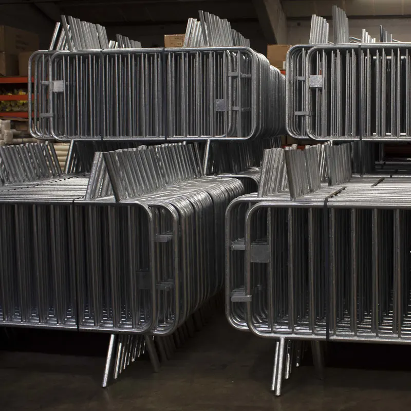 Colored Temporary Pedestrian Portable Metal Crowd Control Barrier ...