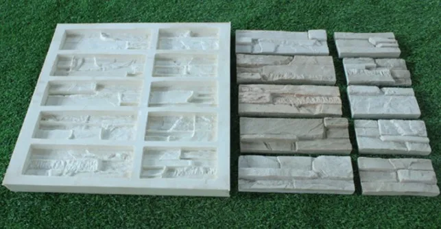 Villa Exterior Wall Silicone PVC Molds for Artificial Stone