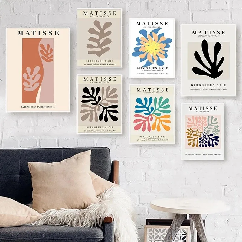 French Henri Matisse Girl Canvas Painting Retro Posters And Prints Wall ...