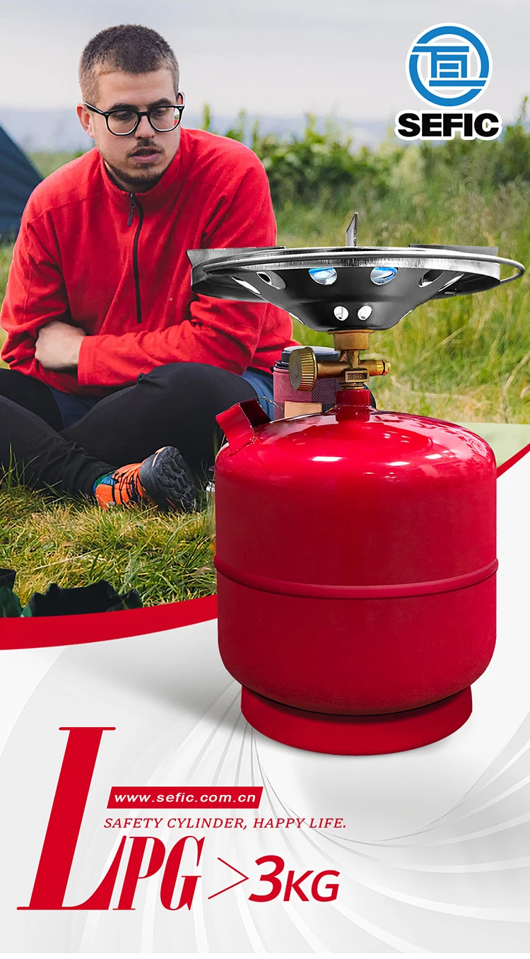Welding Refilling Lpg Cylinders 3kg Iso4706 Standard Lpg Gas Bottle ...