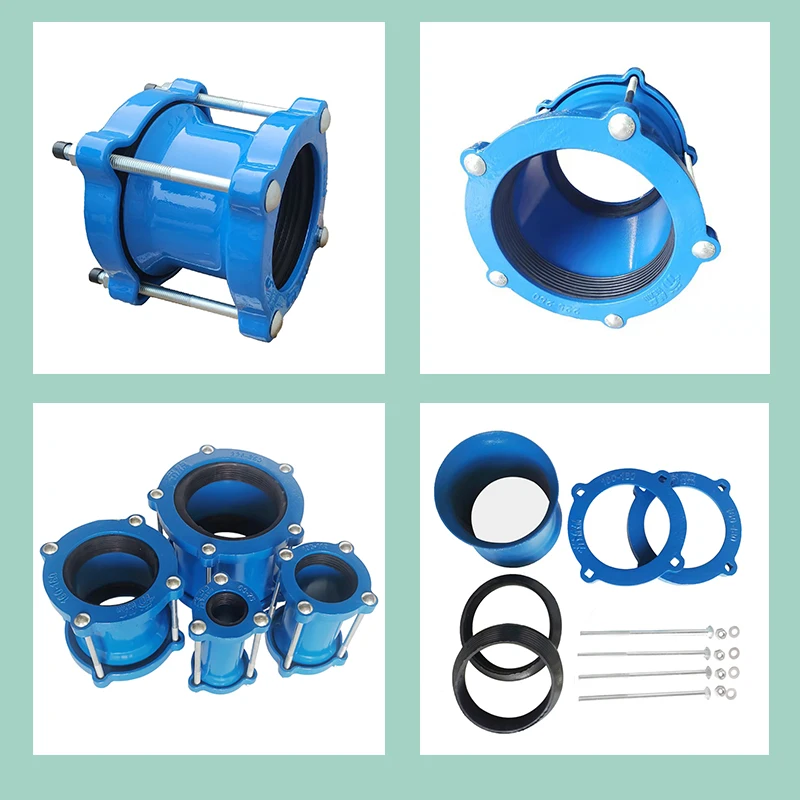 Universal Coupling For Pvc Pipe Round Joint With Stud Bolt Threads 8 ...