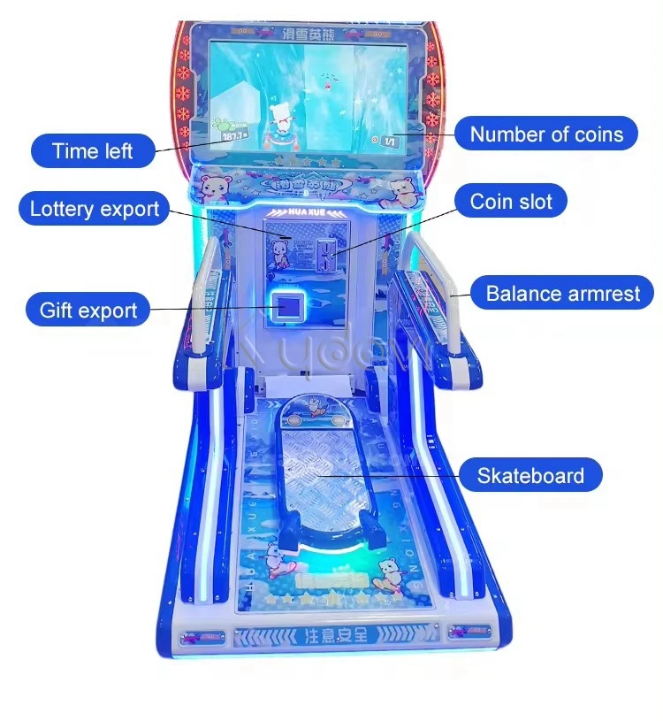 Best Selling Amusement Park Products 2024 Indoor Coin Operated Skiing ...