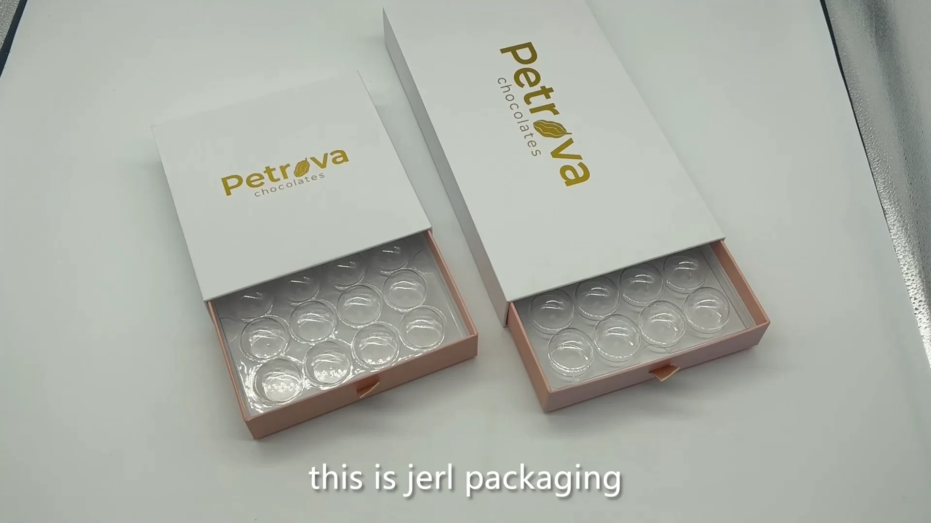 Wholesale Small White Chocolate Gift Box Truffle Box With Plastic ...