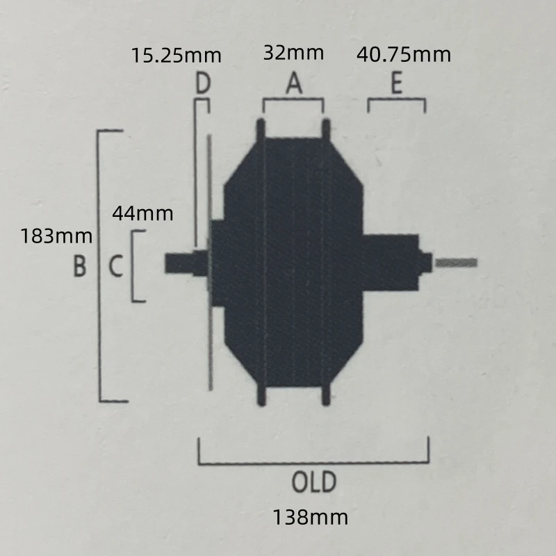 48V 750W Bafang Rear Motor - EMTB, Ecargo, Espeed Kits