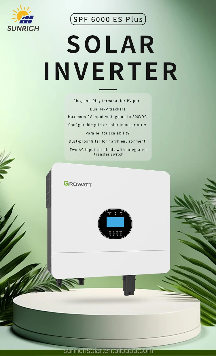 Growatt SPF 6000 ES Plus - 6kw off-Grid Storage Inverter