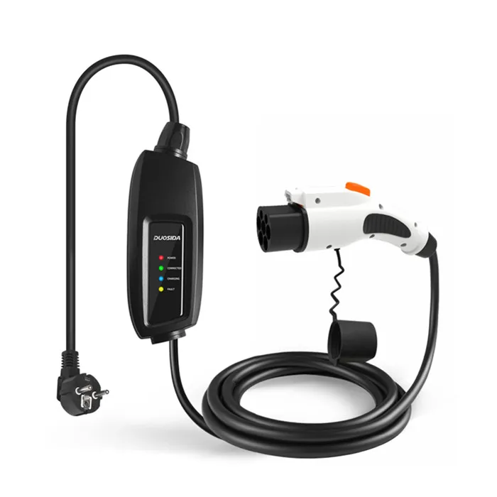 Duosida 16a 1phase Chinese Electric Vehicle Evse Easy Operation Level 2 ...