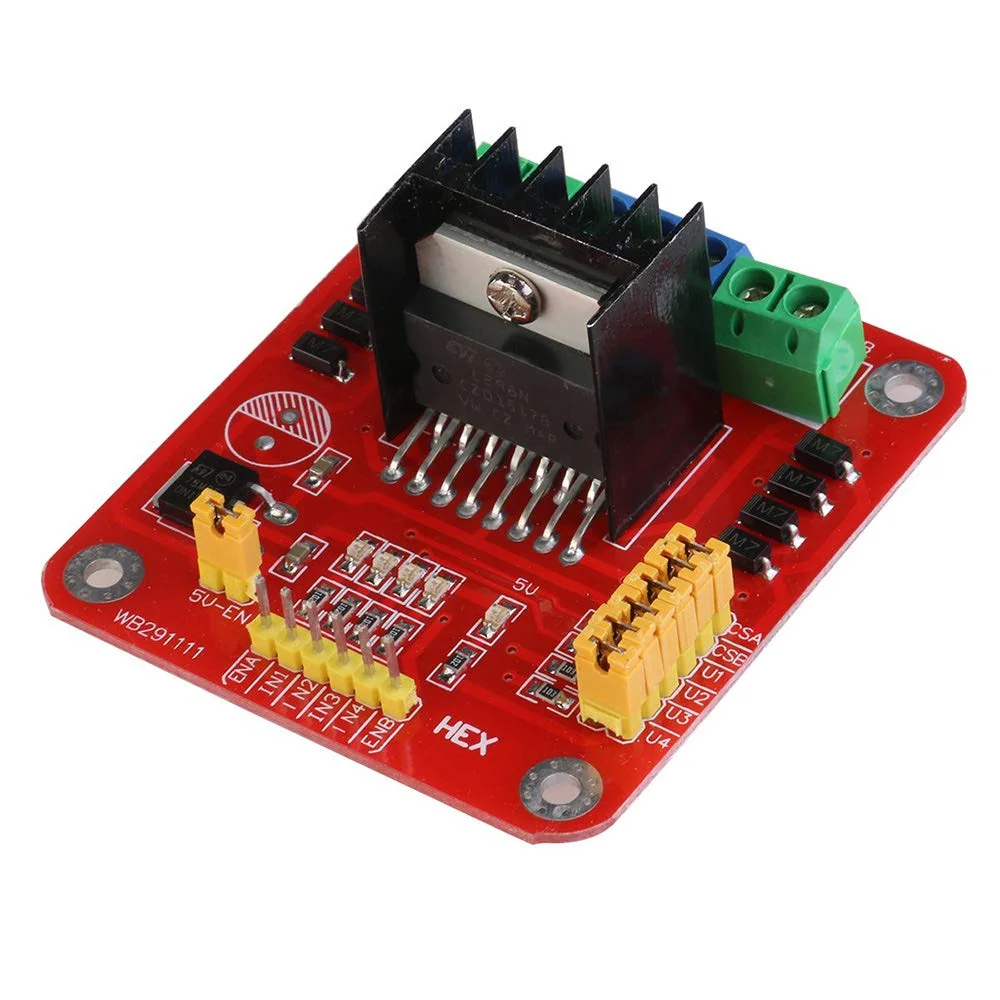 L298N Motor Driver Module Dual H Bridge DC Stepper Motor Driver Module ...