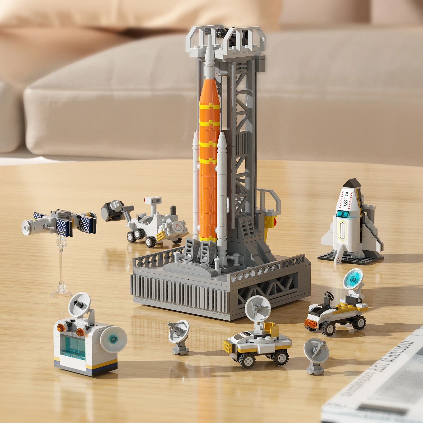 Space Launch System Rocket Artemis Sls Rocket Model Space Toys For Boys ...