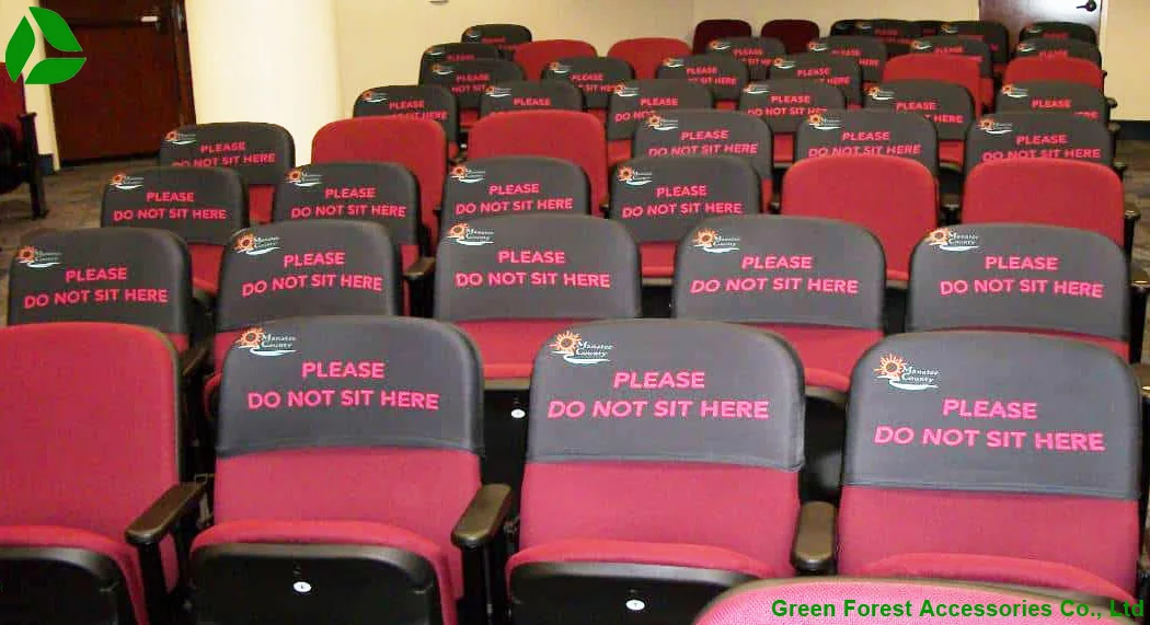 Custom Logos Chair Cover Sublimation Printed Party Matches Events ...