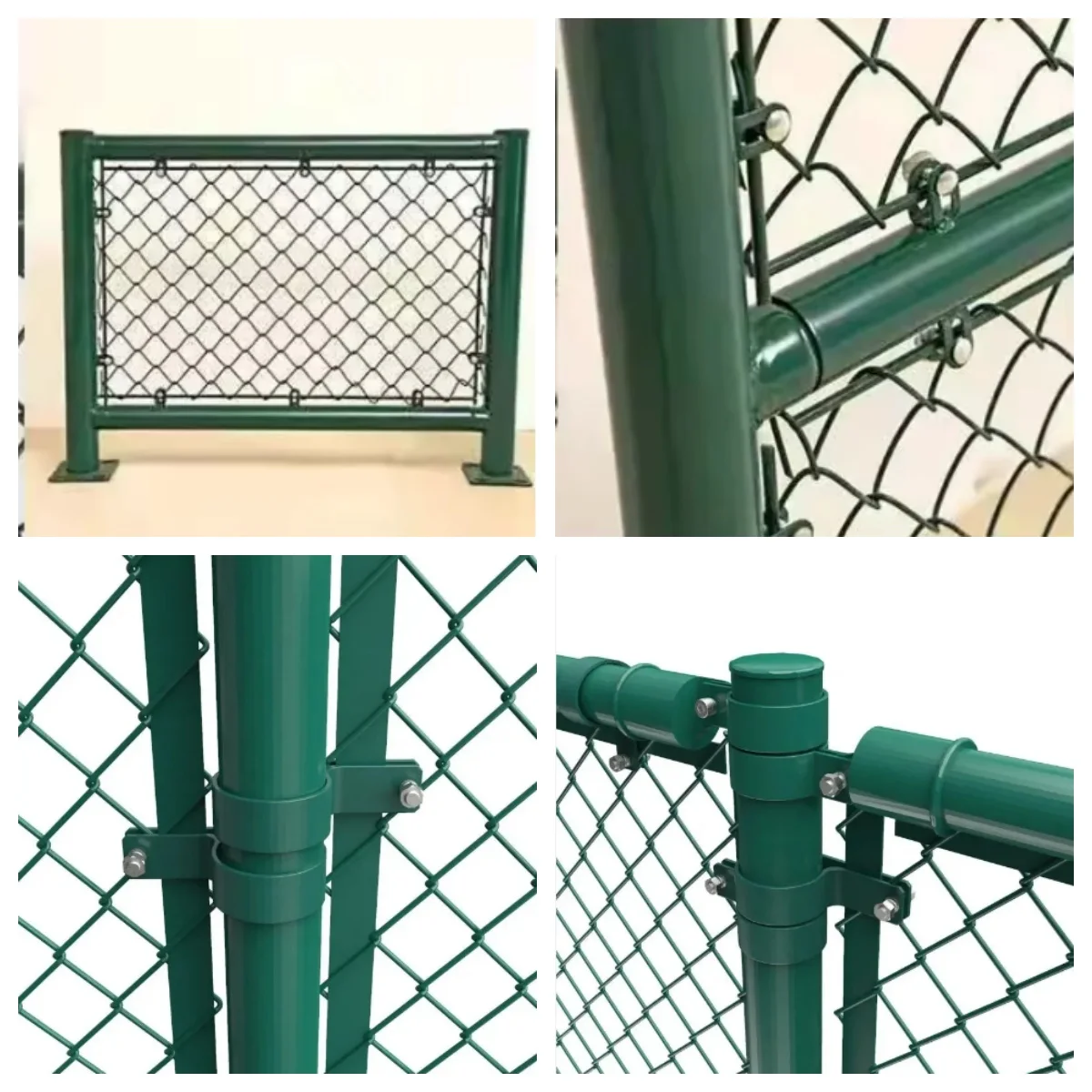 6ft PVC Green Cyclone Wire Fence - Durable & ECO FRIENDLY