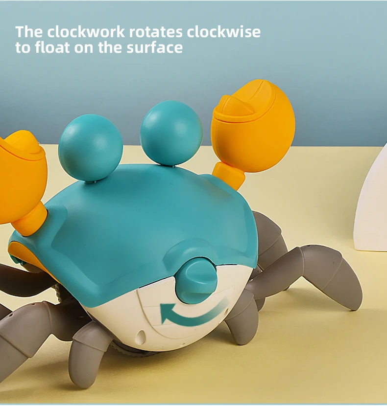 Alibaba.com: Cute Plastic Wind-up Water Walking Baby Bath Crab Toy, Crawling & Dancing Motion ...