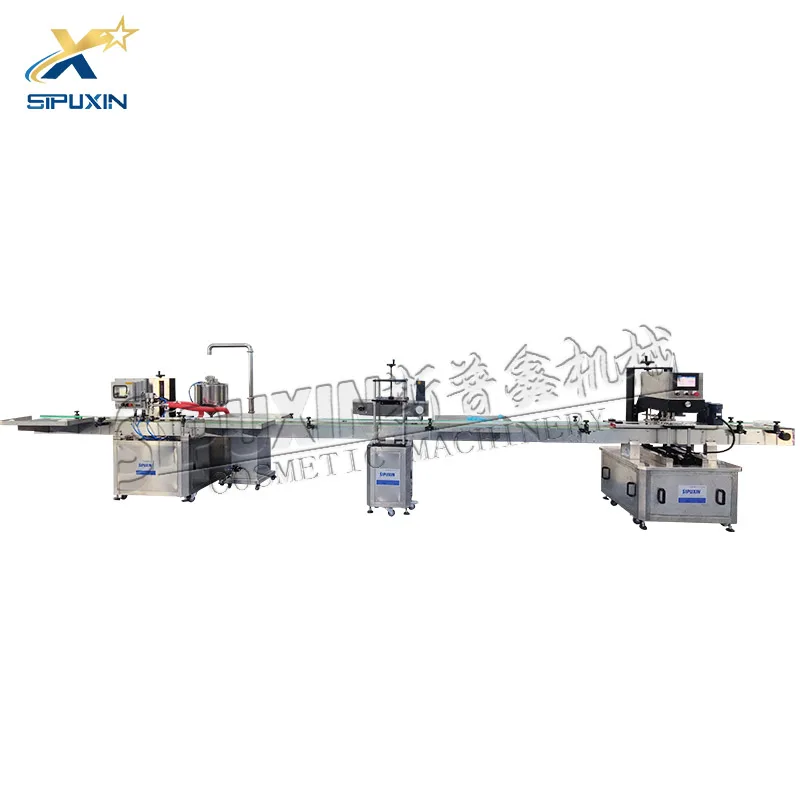 Food Grade Solution Filling Machine Production Line / Saline Filling ...