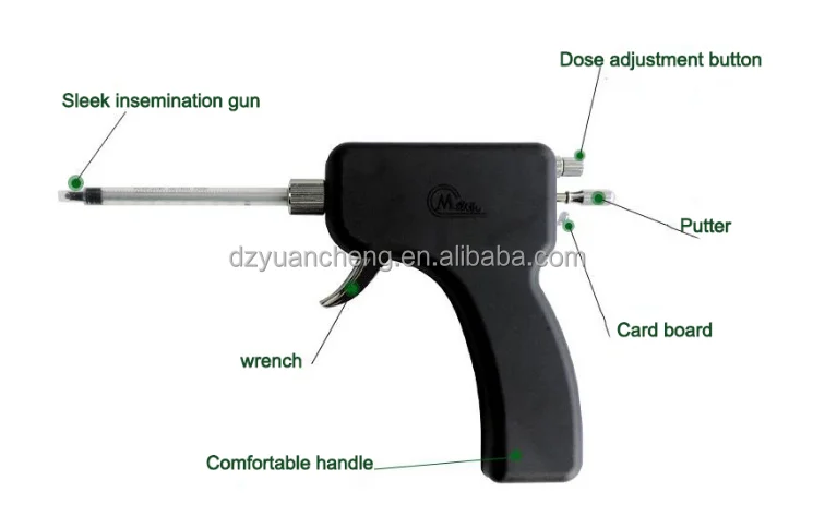 Poultry Farming Equipment Fertilization Tool Chicken Semen Gun ...