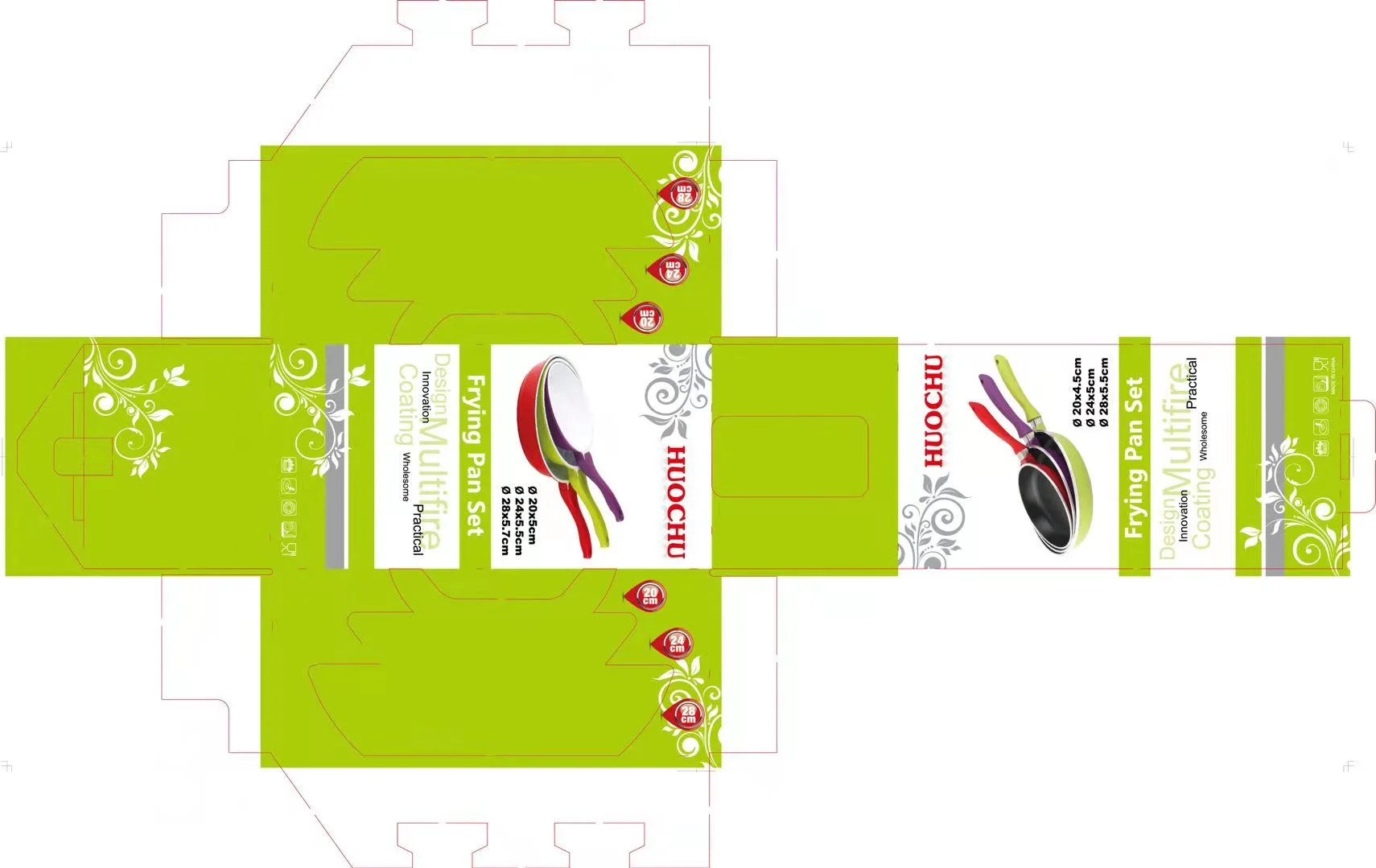 Heavy Duty Forged Aluminum Leopard Print Cooking Pot With Die Cast ...