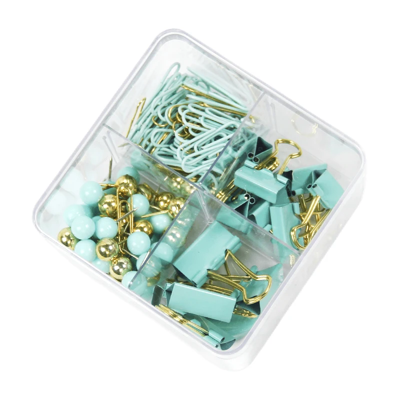 Executive Office Stationery Kit: Assorted Binder Clips,Map Pins,And ...