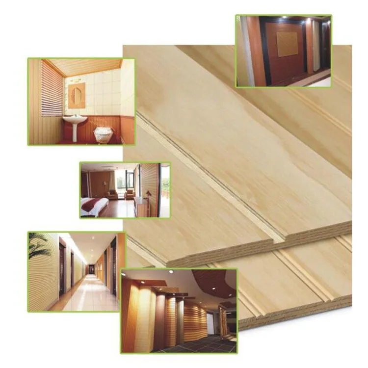 Pine Groove Plywood for Elegant Wall and Ceiling Decor
