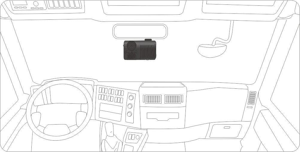 Ultravision Driver Fatigue Monitoring System Module Dash Cam Dms Adas 4