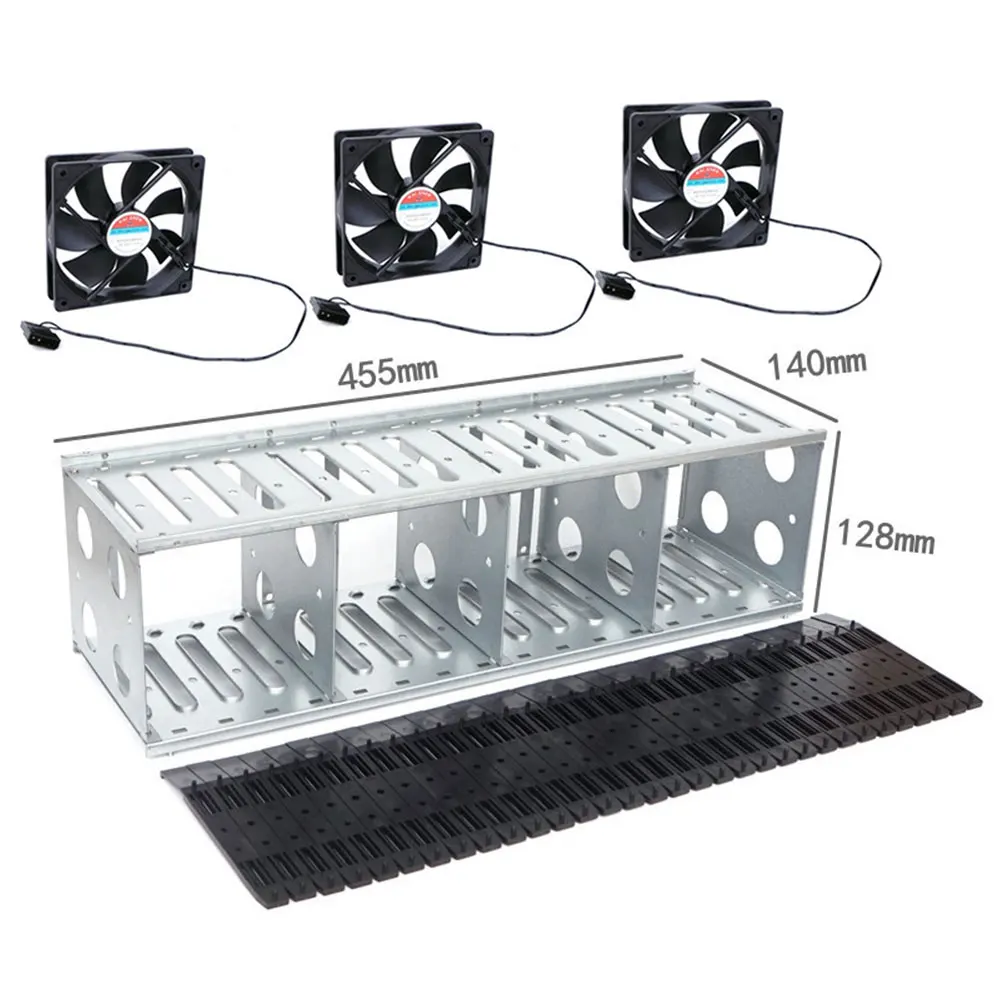 16 Bay Hard Drive Cage 3.5 Inch Rustproof Hard Drive Tray Rack Pc ...