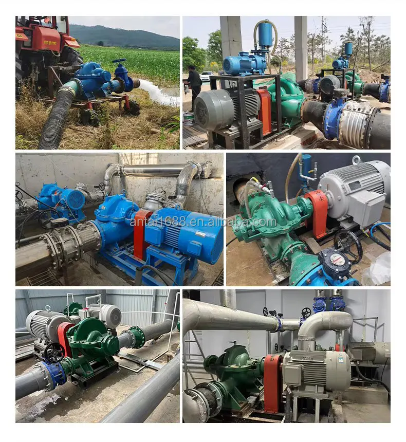 Double-suction Centrifugal Pump High-flow Split-case Horizontal Large ...