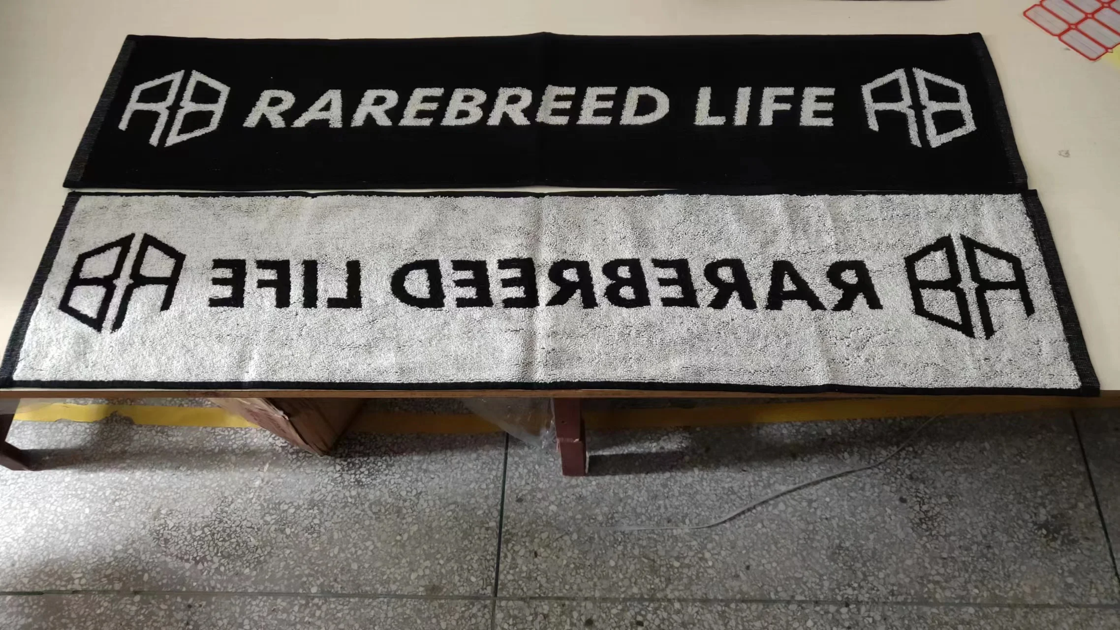 Custom Logo Fitness Sweat Towel Cotton Embroidery Jacquard Or Custom ...