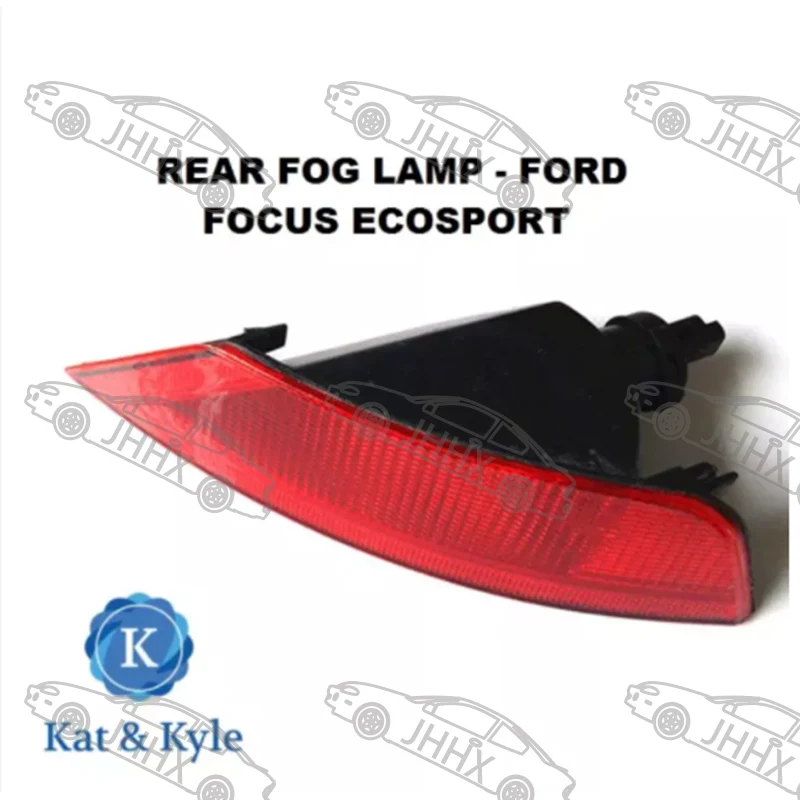 Rear Bumper Light Red Rear Fog Light for FORD FOCUS 2009-2014 ECOSPORT ...