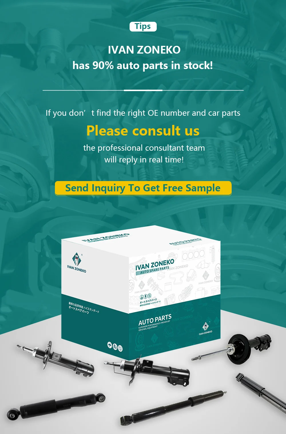 IVANZONEKO 4851069365 Front Axle Car Shock Absorber for TOYOTA LAND ...