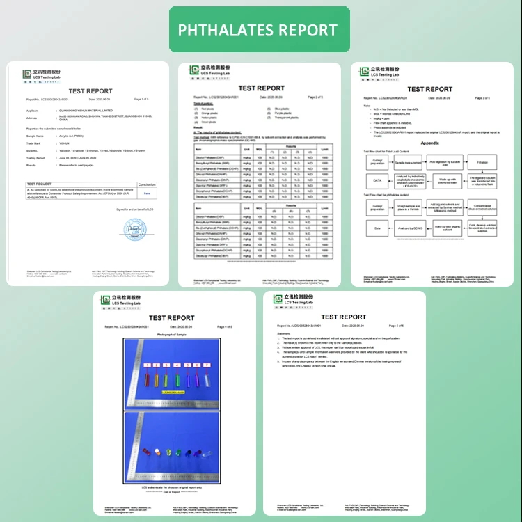 Wholesale Translucent Colored Acrylic Rod - Plexi Glass
