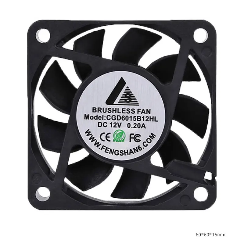 60mm Ip55 Ip65 Ip66 Ip67 Ip68 Waterproof Fan 6015 5v 12v 24v Axial Flow ...