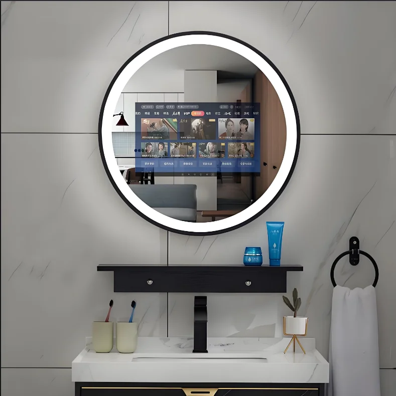 Wholesale Hotel Home Touch Screen Magic Mirror Tv Led Glass Tv Smart ...
