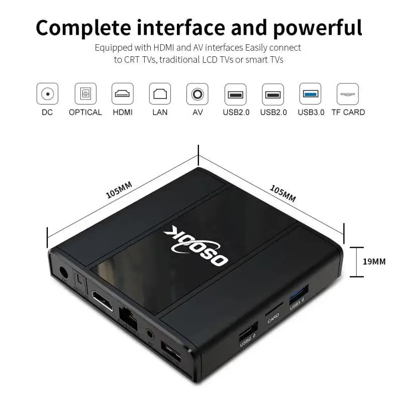 Netflix Streaming Android Tv Box 4k Dual Wifi Amlogic S905x3 Android 9. ...