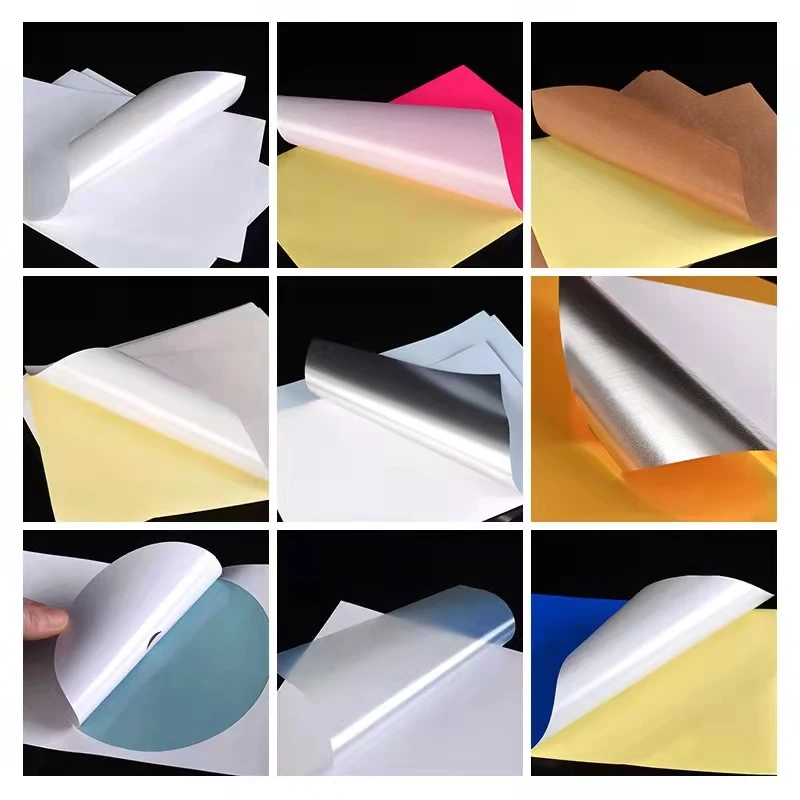 Custom Printed Logo Glossy Gold Label Sticker Self Adhesive Golden ...