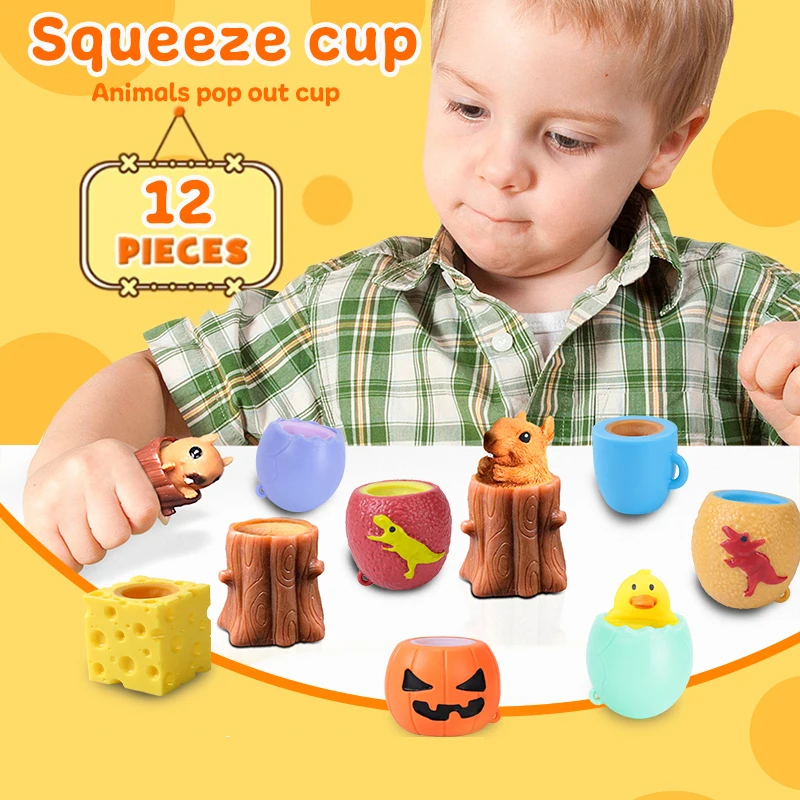 Wholesale Funny Tpr Animal Squeeze Pop Toy Stress Relief Cheese Mouse ...