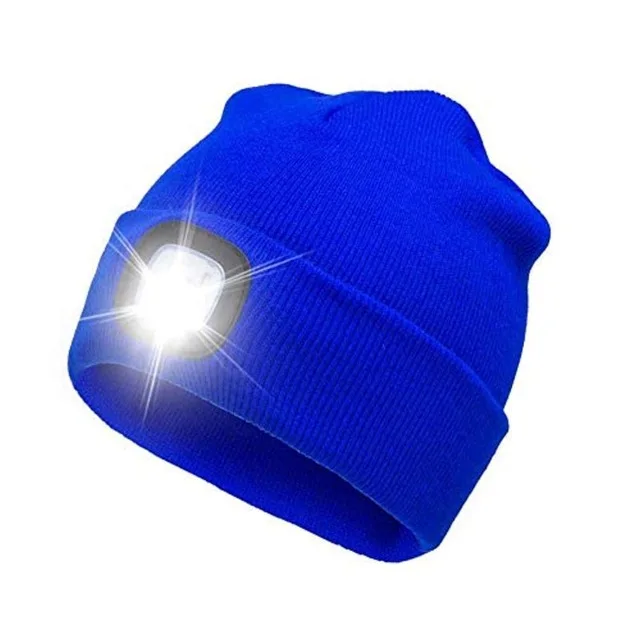 Led Beanie Hat With Light Gifts For Winter Night Running Men Women Usb ...