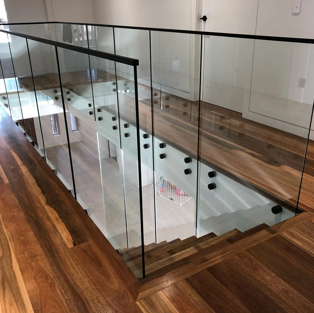 Frameless Glass Railing Glasses Fence Stainless Steel Balcony Glass ...