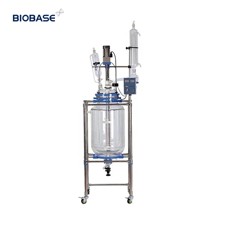 Biobase Glass Autoclavable Bioreactor 1l 5l 10l 20l 50l 100l Jacketed ...