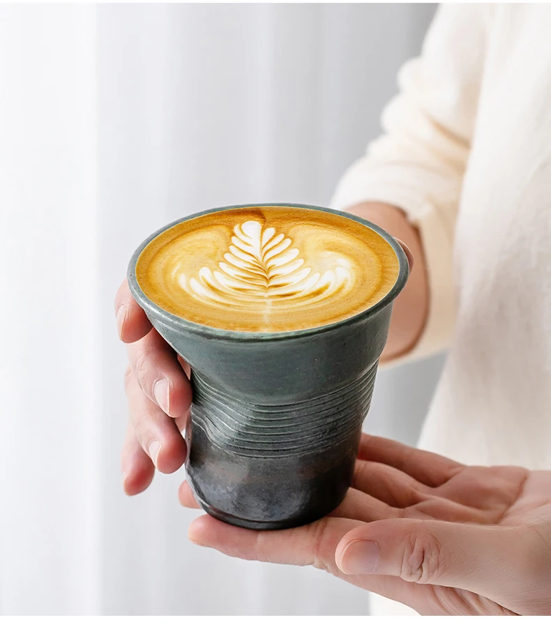 3D Paper Cup Design Reusable Pinched Mugs - Creative & Durable