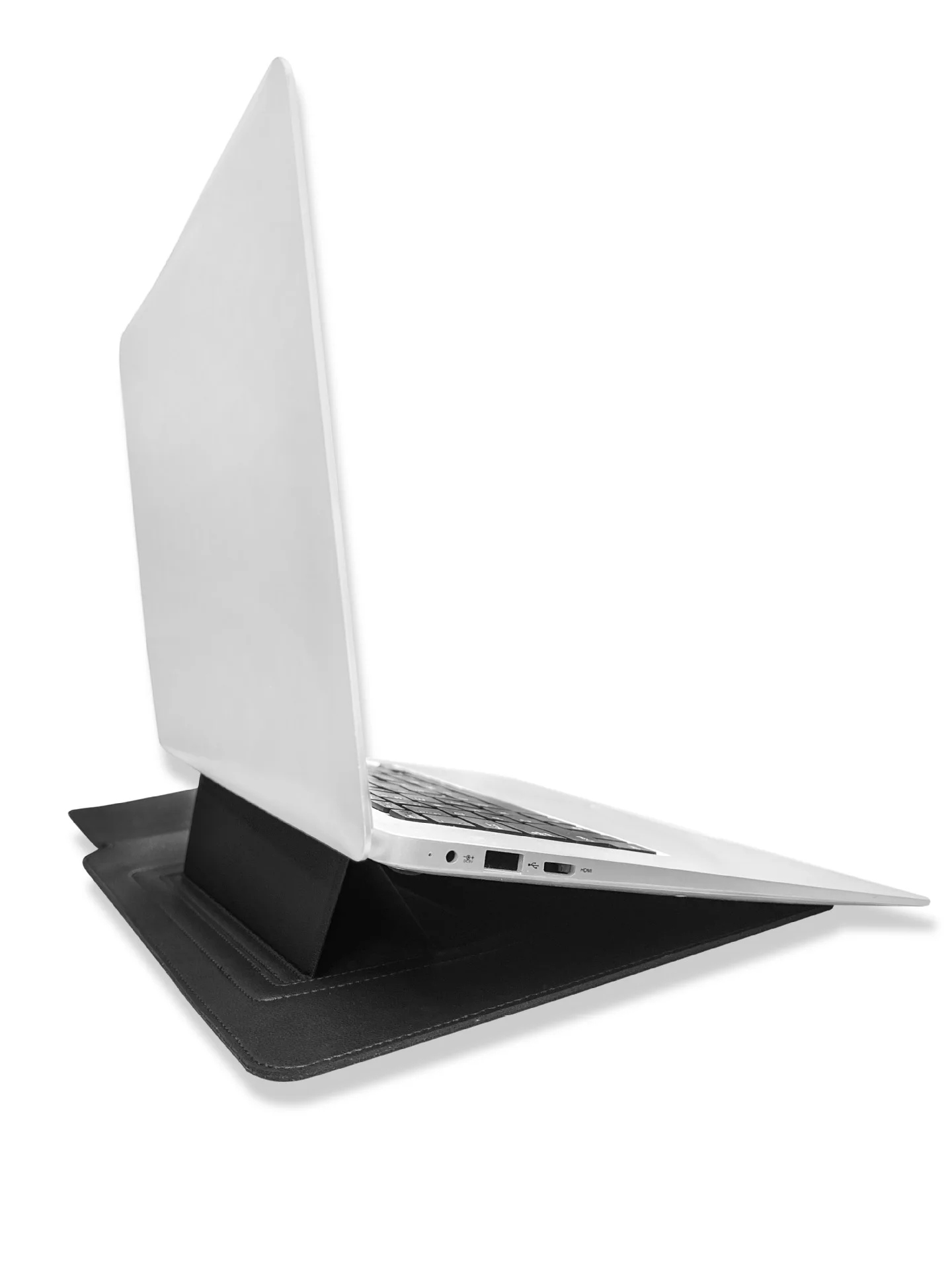 Adjustable Pu Leather Laptop Case Sleeve Bag Folding Laptop Bag Stand ...